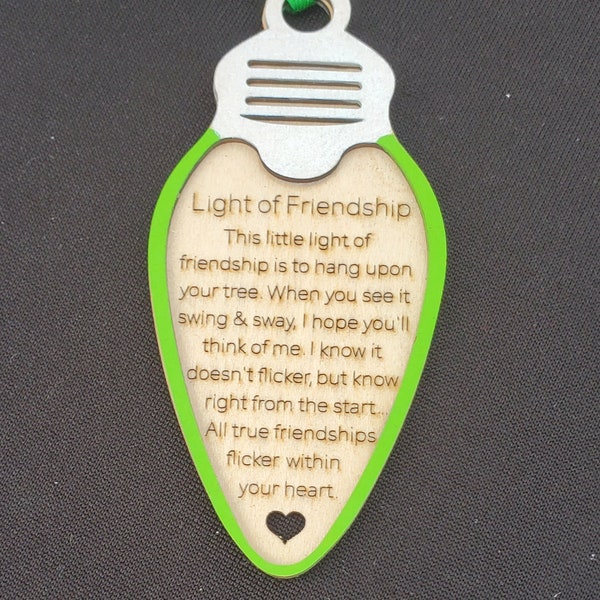 Light of Friendship - Etsy