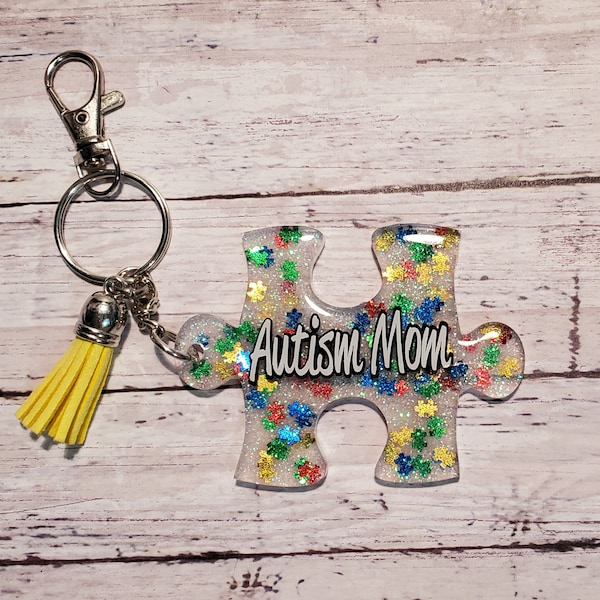 Autism Key Chain - Etsy