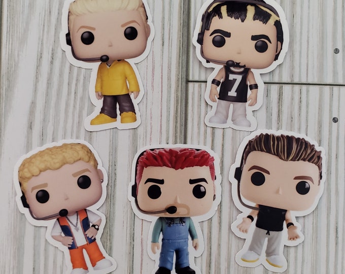 NSYNC Fun Doll Stickers, Nsync Sticker Set, Nsync Doll Stickers, Justin ...