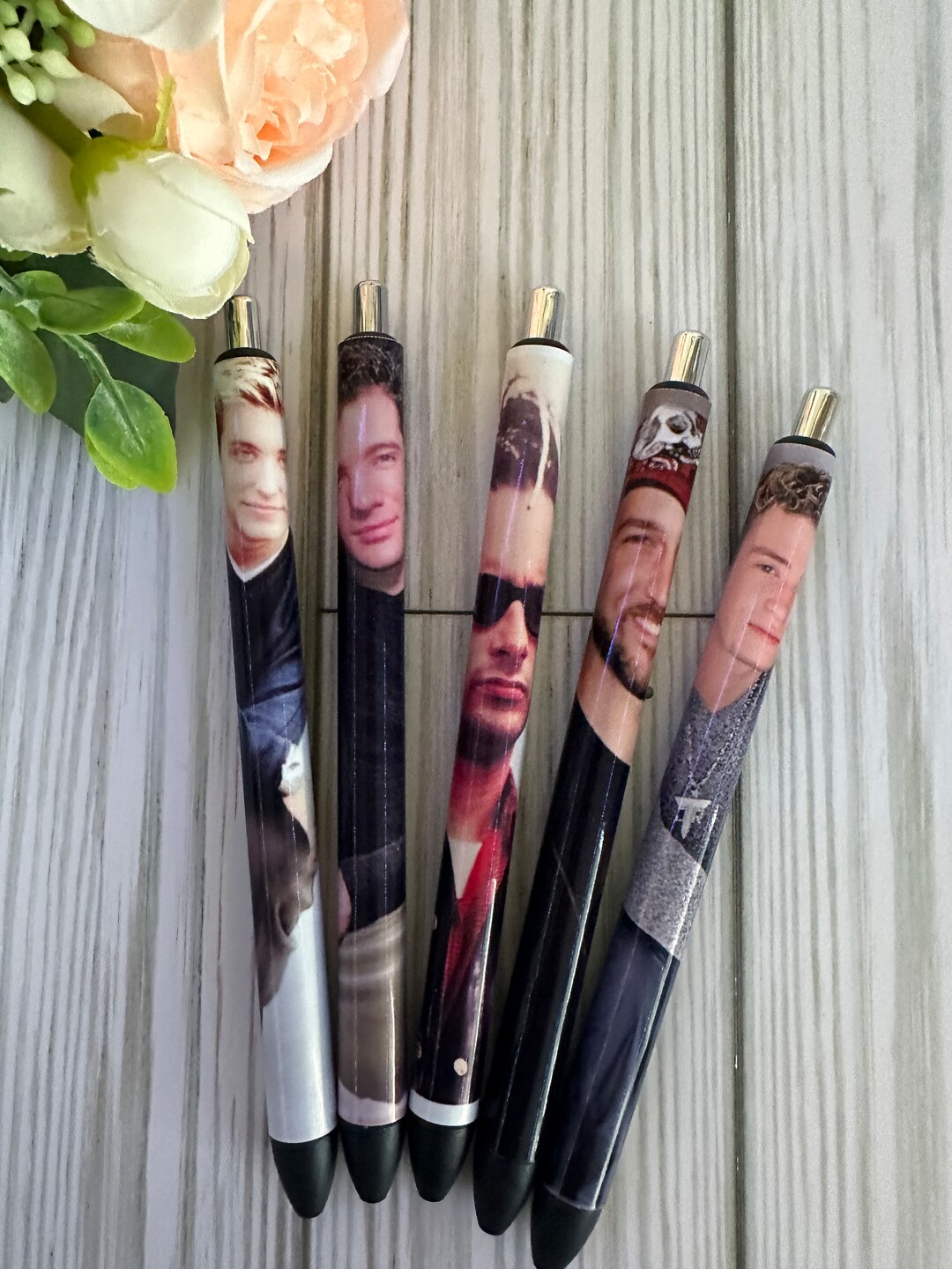 Nsync Pens, Nsync INDIVIDUAL Pens, Vinyl Wrapped Epoxy Free Nsync Pens ...
