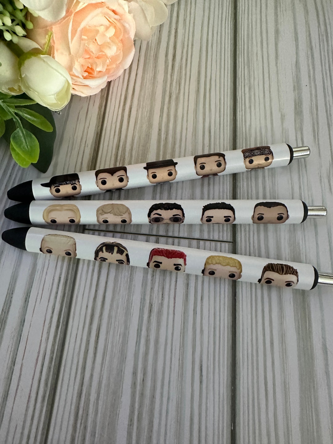 NKOTB, BSB and NSYNC Fun Doll Vinyl Wrapped Pens, New Kids on the Block ...