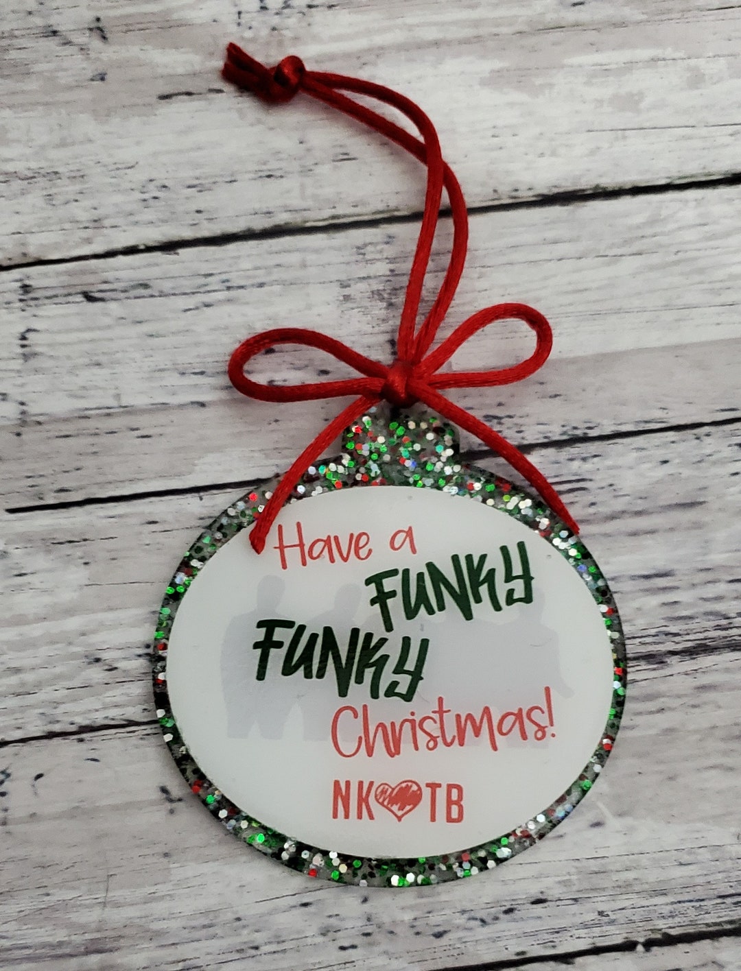 NKOTB Christmas Ornament, Have a Funky Funky Christmas, New Kids on the ...