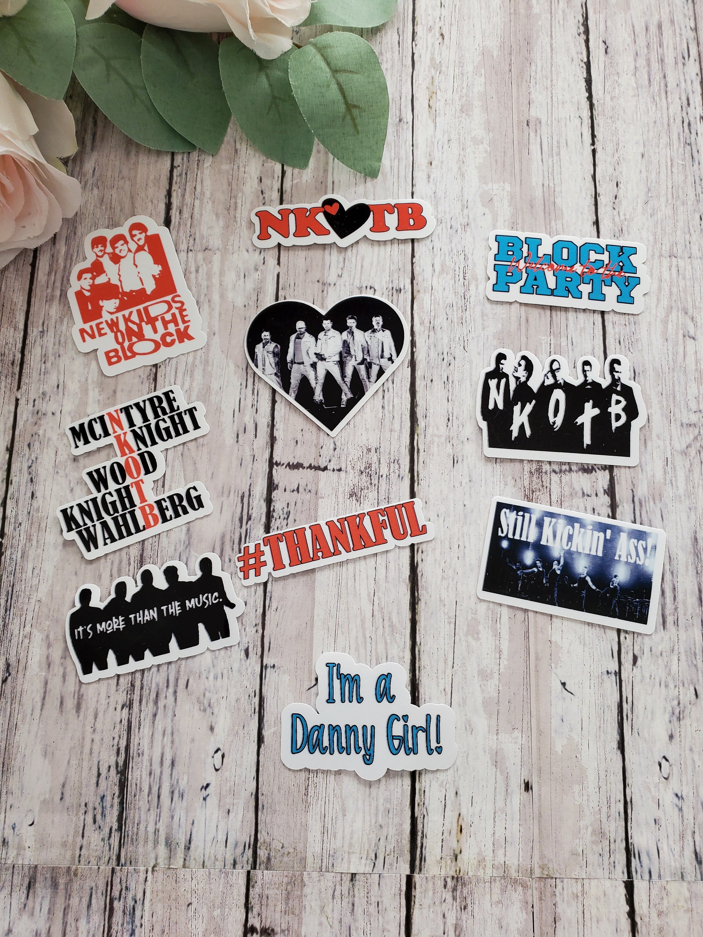 NKOTB 10 Sticker Bundle 2 New Kids on the Block Stickers - Etsy