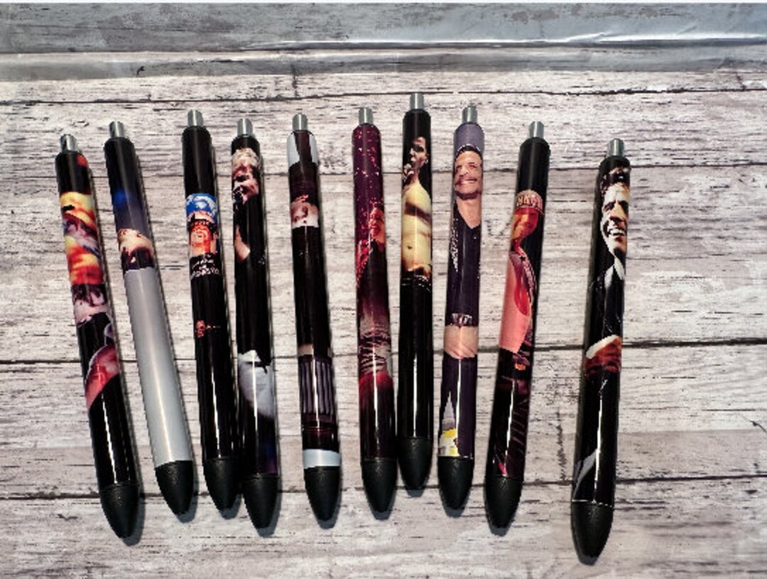 NKOTB Pens, New Kids on the Block Guys Pens, Vinyl Wrapped Epoxy Free ...