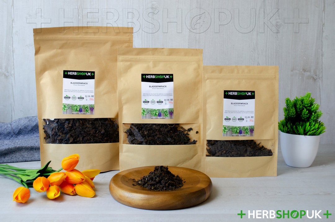 Bladderwrack Herb Dried Algae (fucus Vesiculosus) Herbal Tea Morszczyn ...