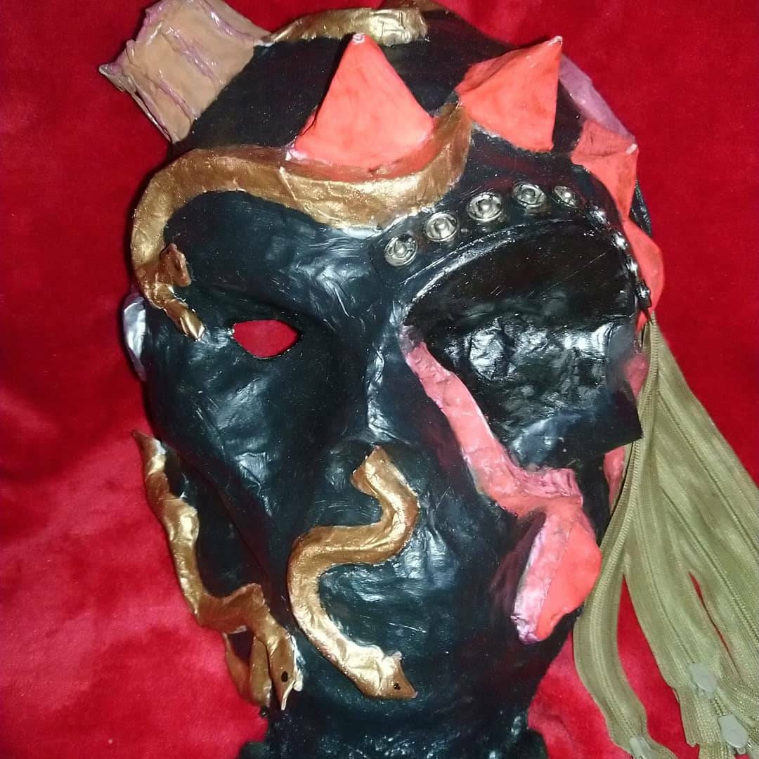 Mask of the Seven Deadly Sins – Handmade Artistic Mask – Symbolic Art ...