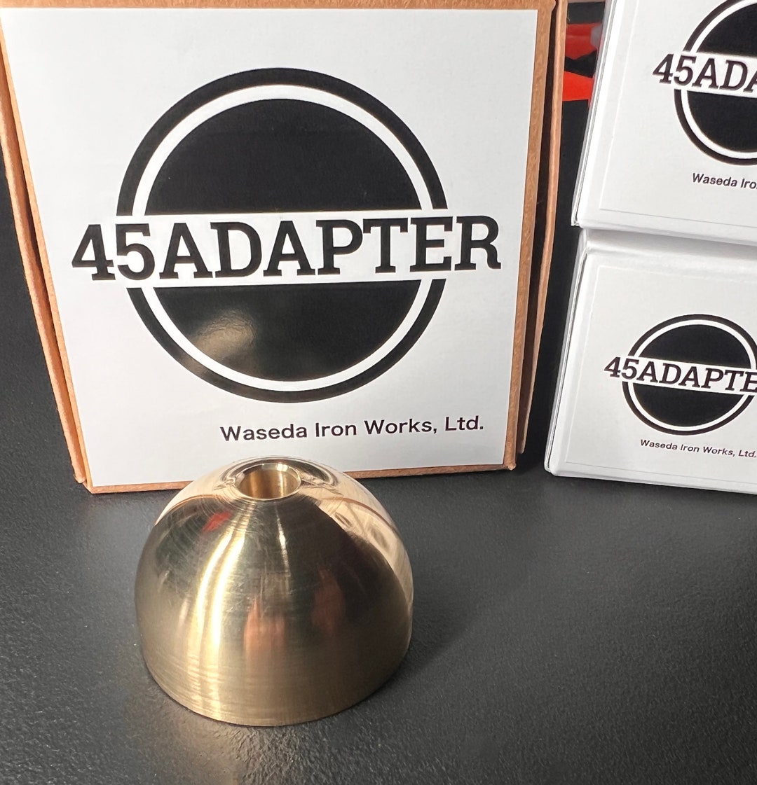 Solid Brass Semi-sphere 45 RPM Adapter | Made in Japan | Premium ...