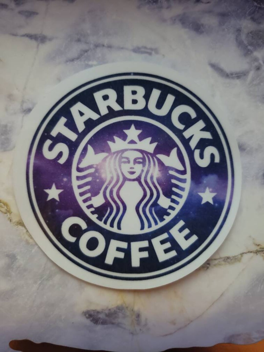 Galaxy Starbucks Vinyl Sticker| Vinyl Sticker| Die-cut Sticker| Tumbler ...