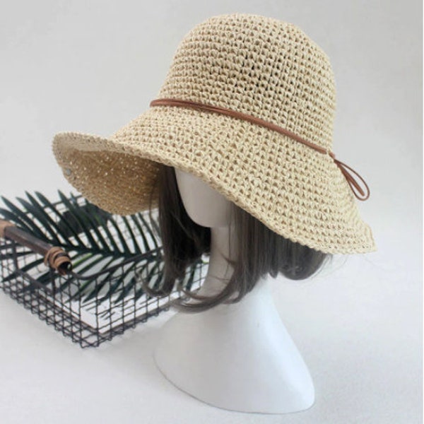 Raffia Sun Hat - Etsy