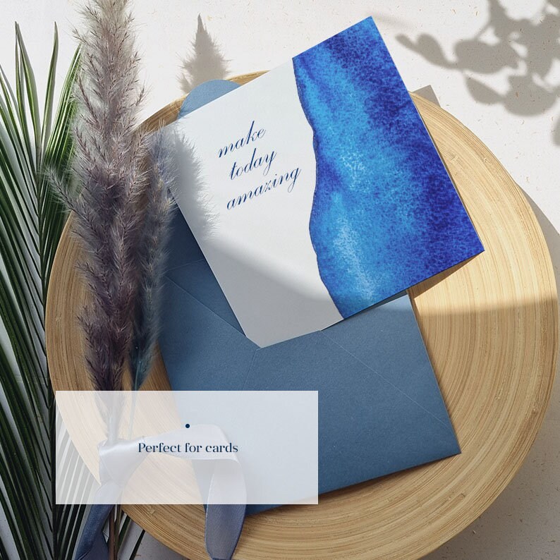 Watercolor Abstract Digital Splashes Clipart Png Bundle. Water Theme ...