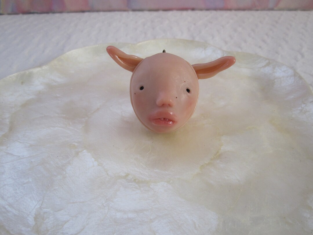 Handmade Humanoid Head Sculpture - Etsy