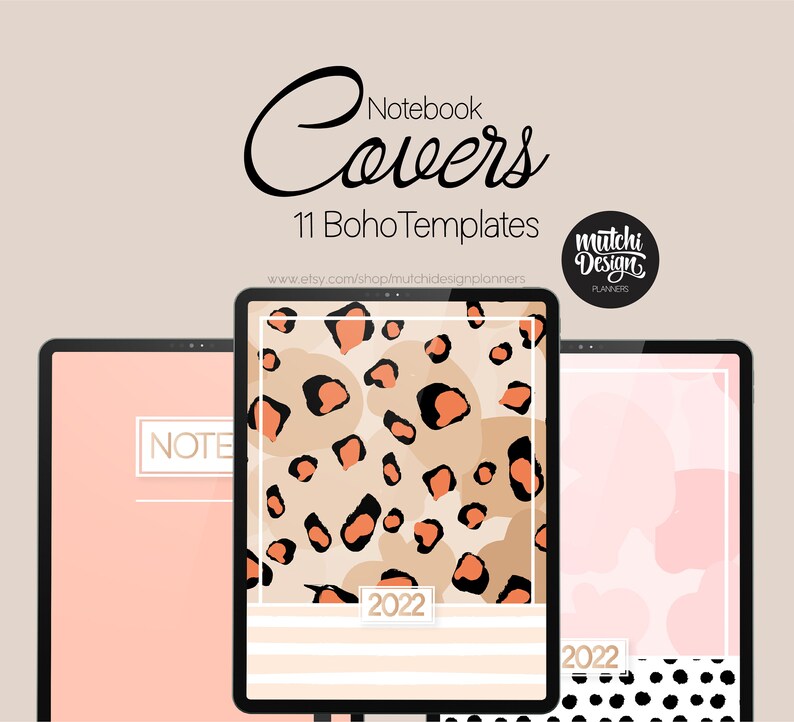 Boho Notebook Cover for Goodnotes and Notability Cover - Etsy