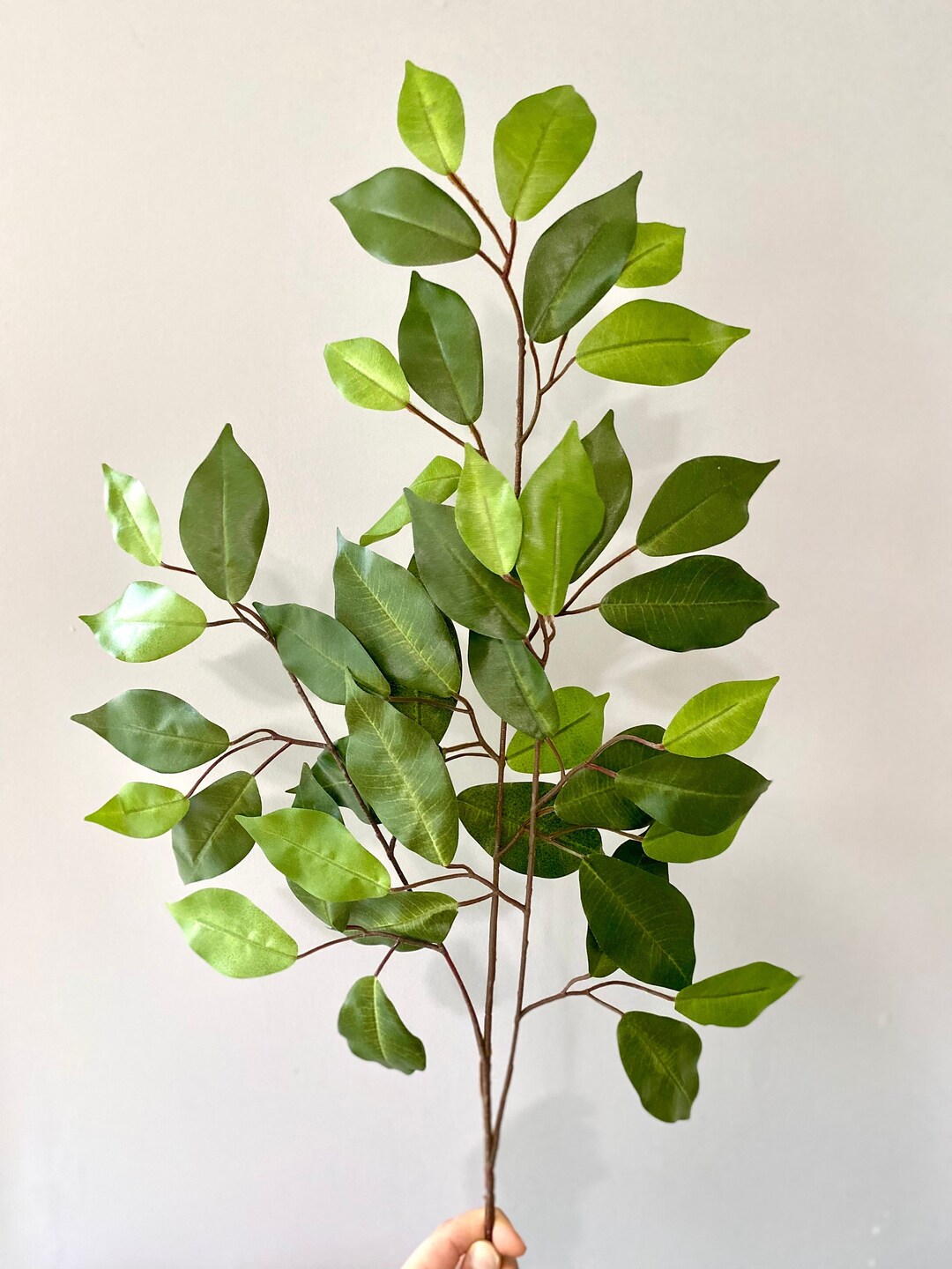 Faux Ficus Stem, Artificial Greenery Stem for Wreathmaking or Floral ...