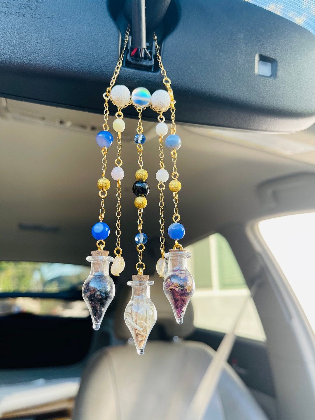 Libra Zodiac Car Charm – Healing Crystals, Witchy Decor - Etsy