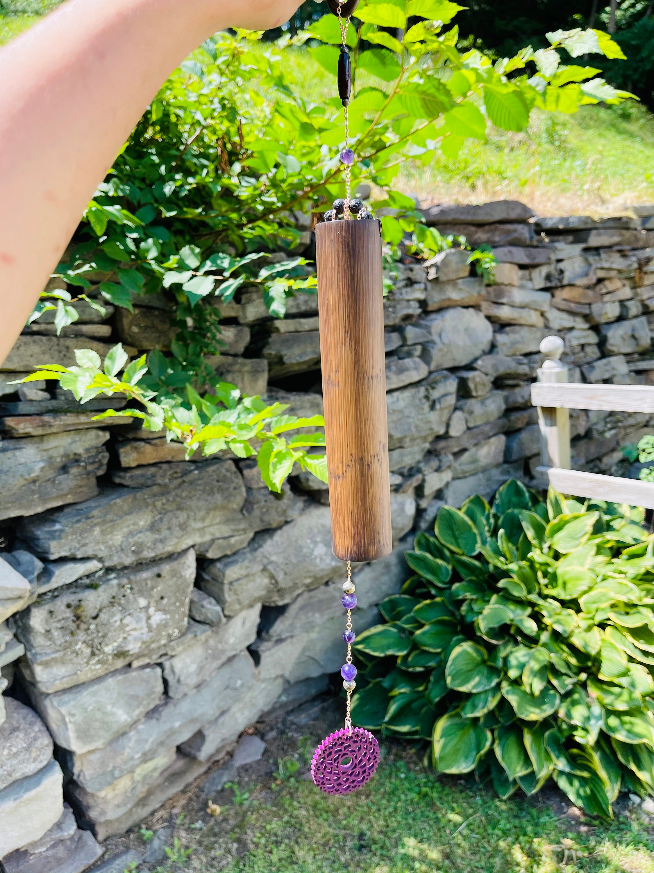 Crown Chakra Wind Chime Chakra Healing Chakra Crystal Chime - Etsy