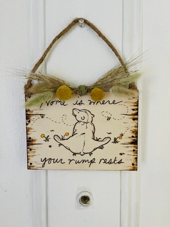 Wooden Bear Home Decor Wood Burned Bear Bear Gifts Rustic - Etsy