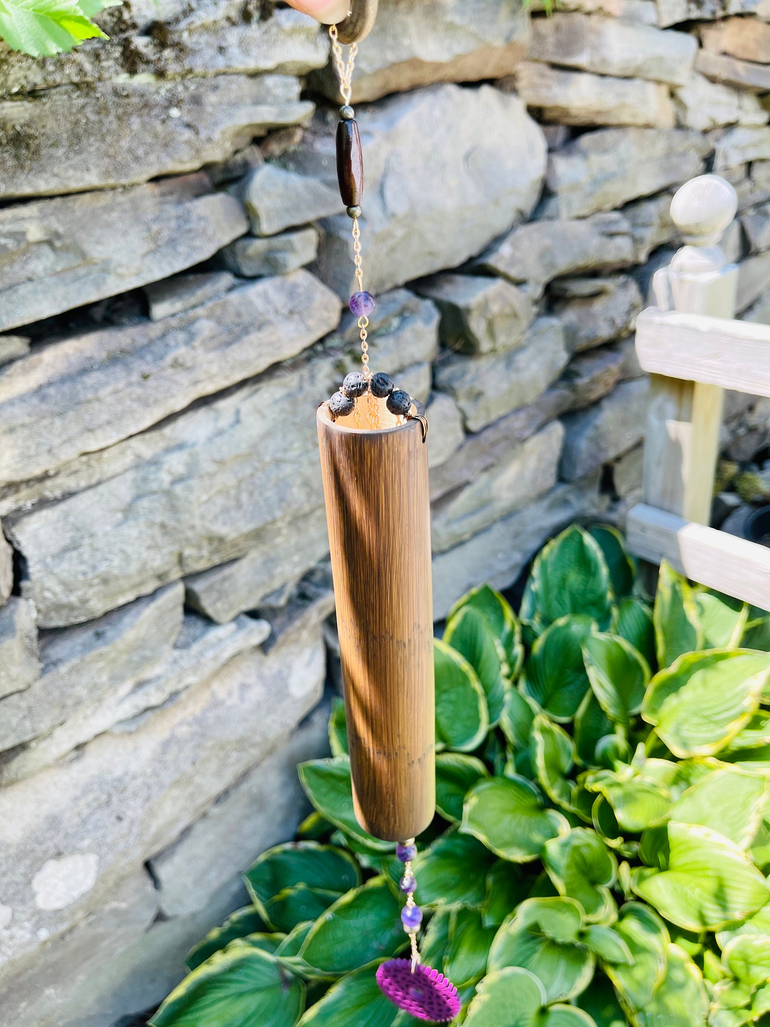 Crown Chakra Wind Chime Chakra Healing Chakra Crystal Chime - Etsy