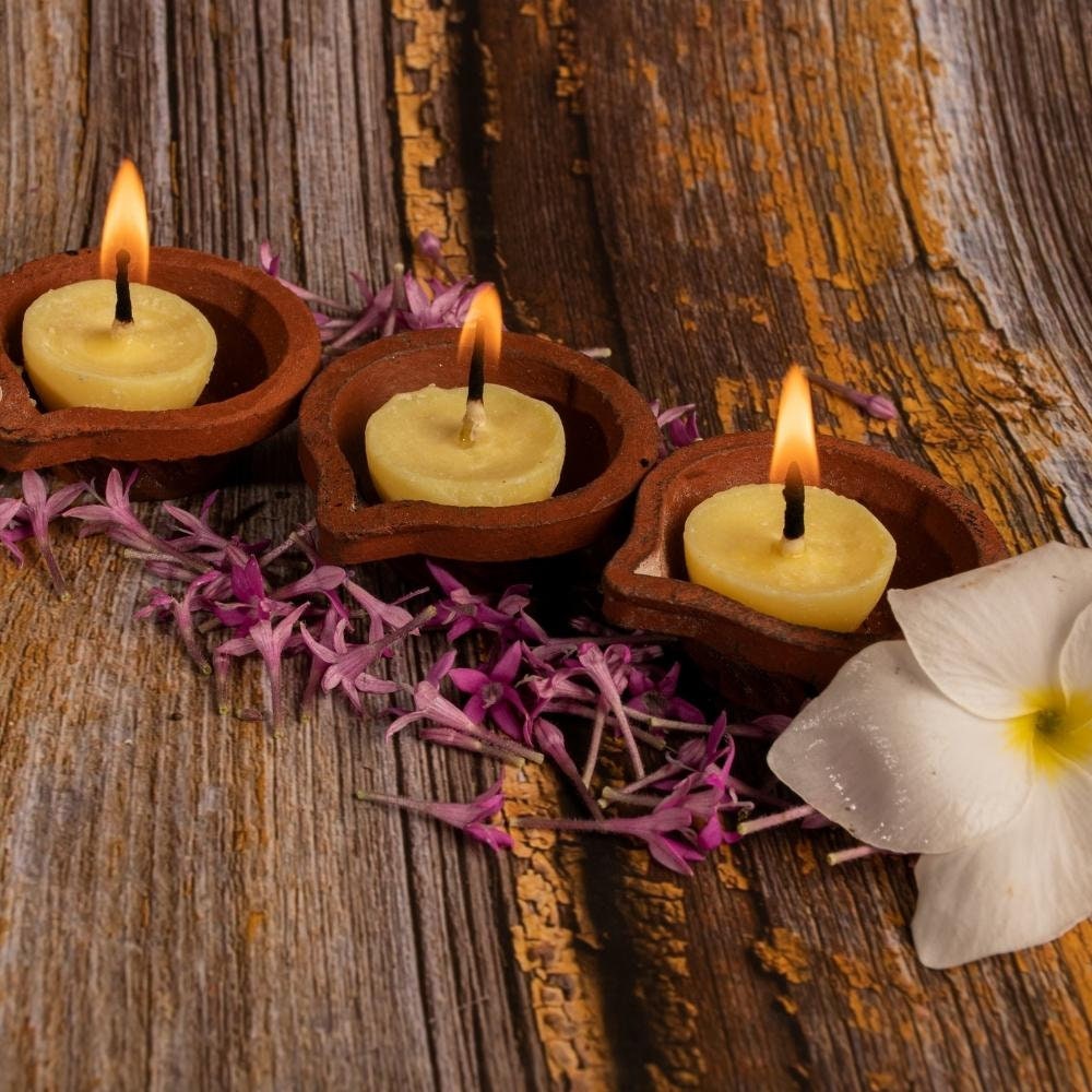 Ghee (clarified Butter) Diyas - 60 Minute Burning Time - Etsy