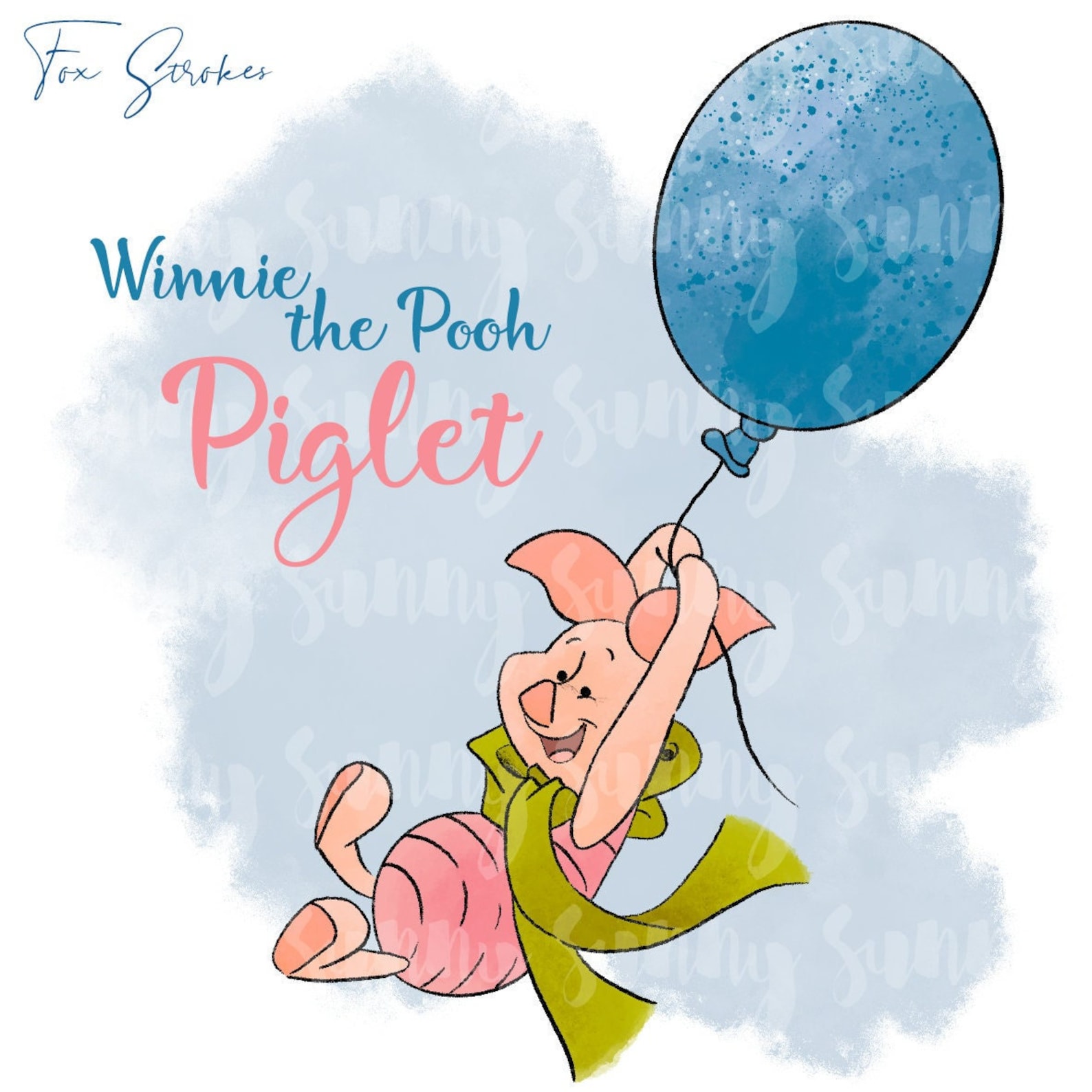 Piglet. Winnie the Pooh Clipart, Pooh PNG, Piglet Clipart, Pig, Balloon ...