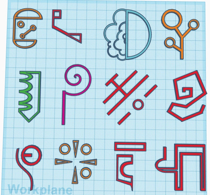 The Neverhood Symbols From Puzzle SVG and STL - Etsy Hong Kong