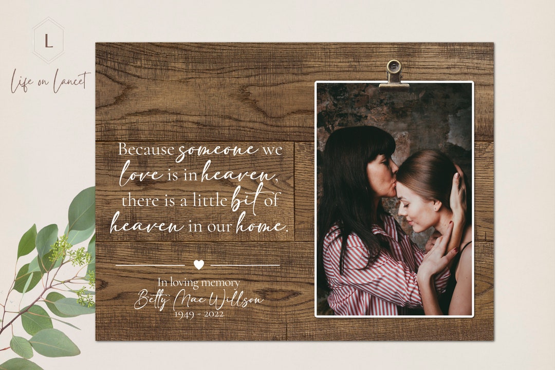 Personalized Memorial Frame Memorial Frame Sympathy Frame - Etsy
