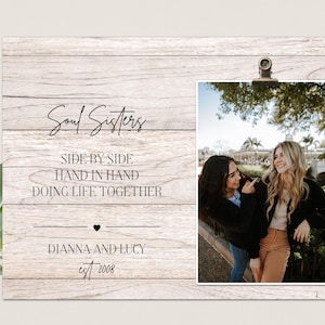 Soul Sister, Best Friend Gift, Soul Sisters Frame, Gift for BFF, Best ...