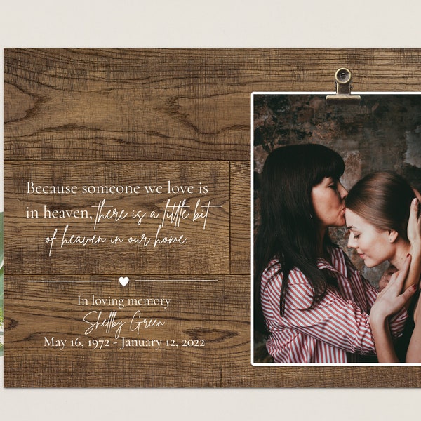 Someone in Heaven Photo Frame - Etsy