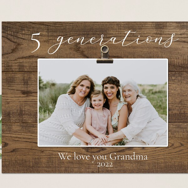 4 Generations Frame - Etsy