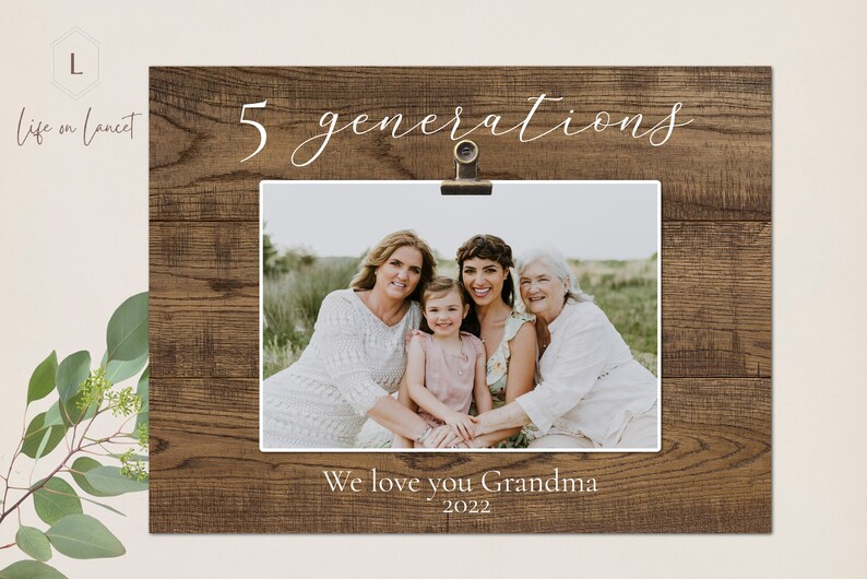 5 Generations Frame 4 Generations Frame Generations Frame - Etsy