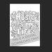 Music is My Life Printable Coloring Page, Inspirational, Motivational ...