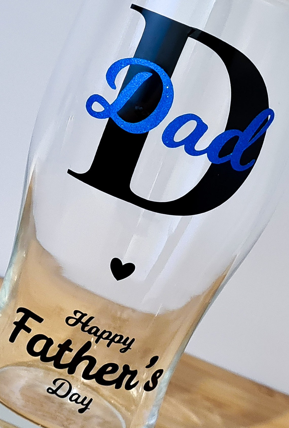 Fathers Day Pint Glass Dad Stepdad Grandad Uncle - Etsy UK