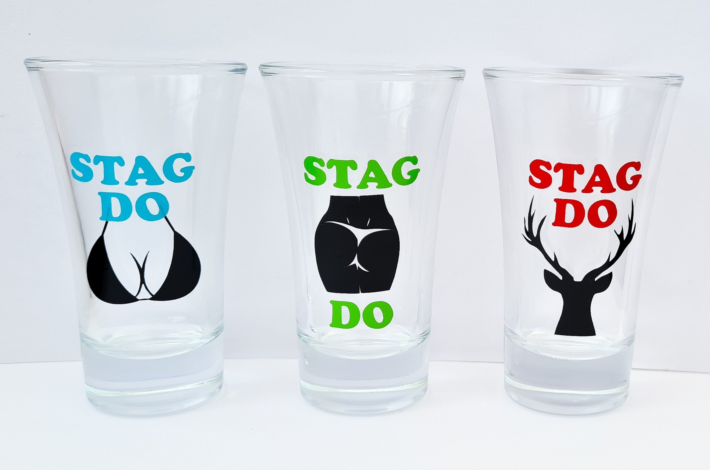 Personalised Shot Glasses Birthday Bridesmaid Bride Etsy