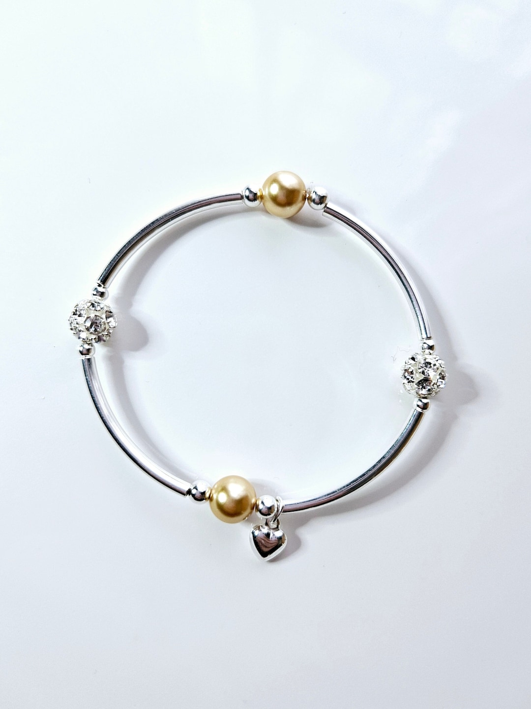 Truly Blessed, Count Your Blessings Bracelet With Austrian Crystal Gold ...