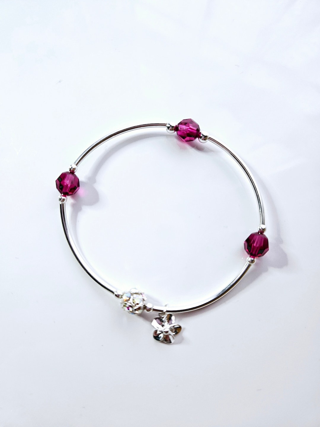 Truly Blessed,count Your Blessings Bracelet With Ruby Birthstone and ...