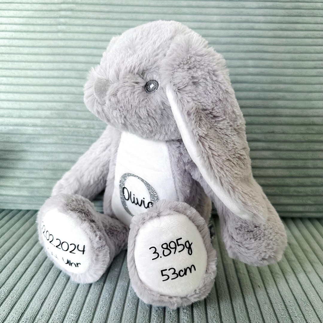 Personalisiertes Kuscheltier | Stofftier mit Namen | Babygeschenk ...