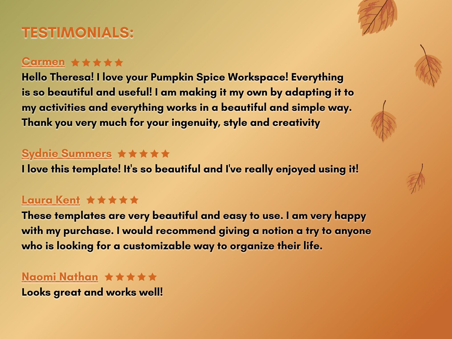 DIGITAL SOLOPRENEUR WORKSPACE Notion Template Pumpkin Spice Themed All ...
