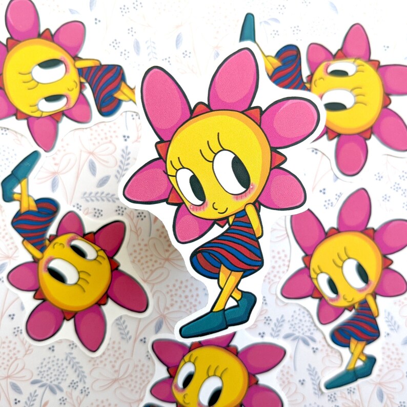 Sunny Funny Parappa the Rapper Flower Playstation Video Game Anime ...