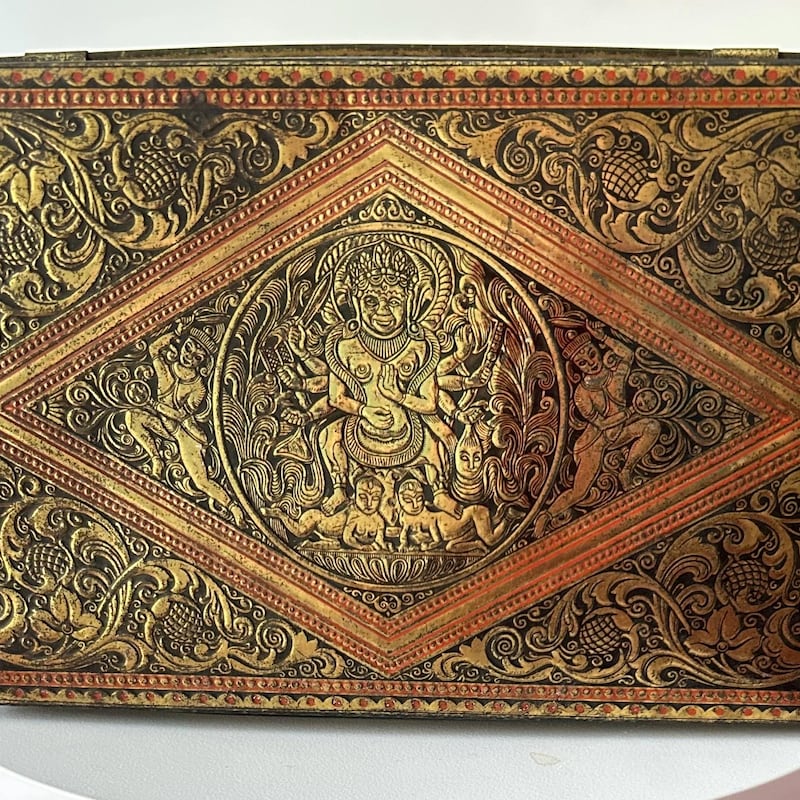 Hindu Tin Box - Etsy