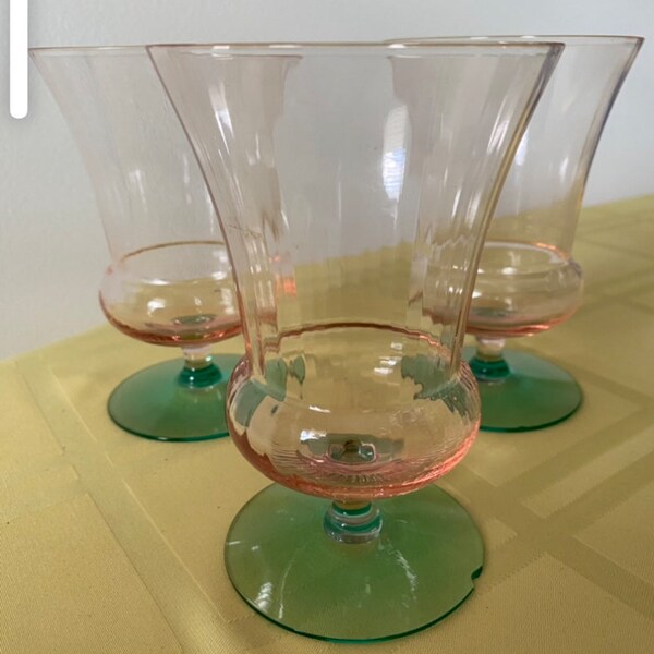 Pink Glassware - Etsy