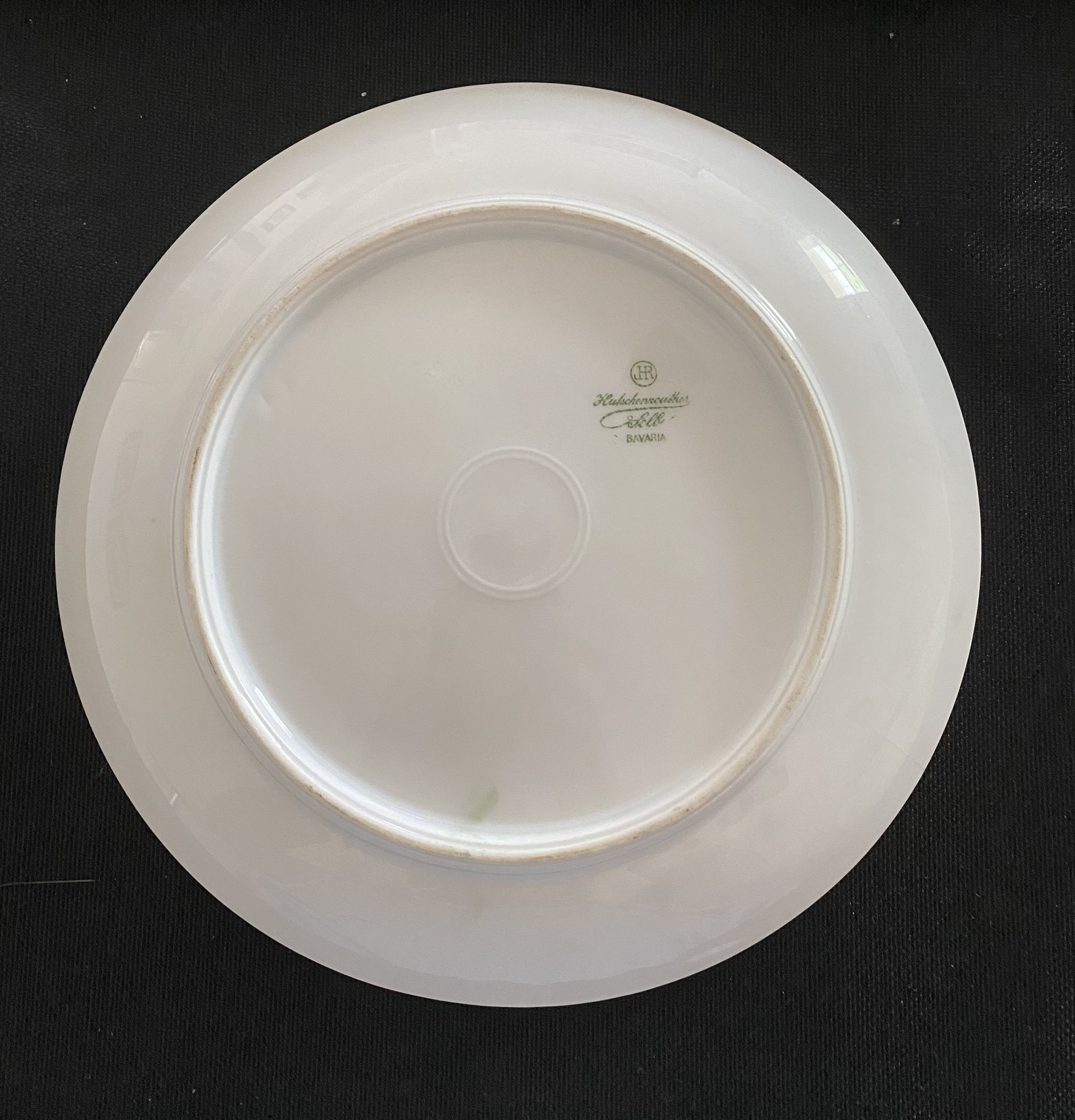 Antique Art Nouveau Bavaria Plate 1920s Hand Painted, Hutschenreuther ...