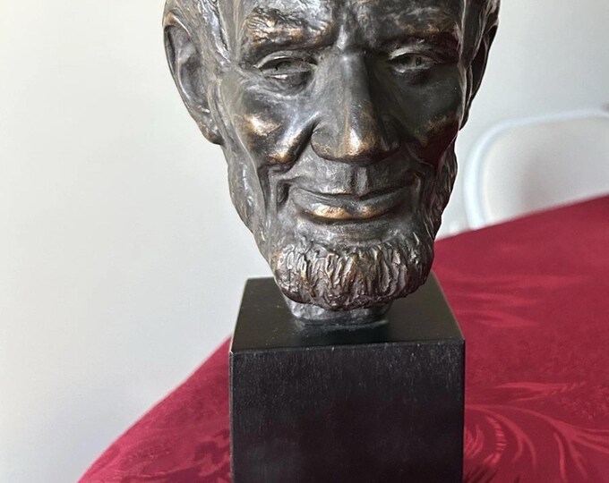 VTG 1956 Abraham Lincoln Bust Museum Pieces Inc/sculpture Repro 10 ...