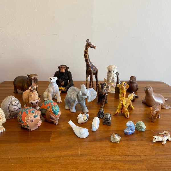 Miniature Animal Collection - Etsy