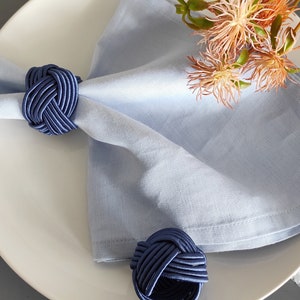 Navy Blue Napkin Rings, Sailor Napkin Ring, Rayon Napkin Holder ...