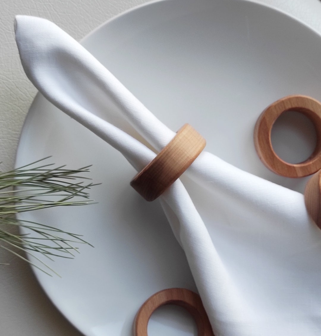 Wooden Napkin Ring Boho Wooden Napkin Ring Boho Circular - Etsy