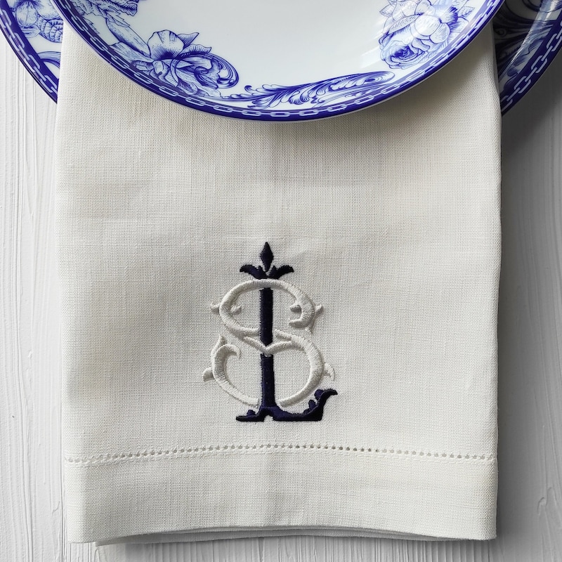 Antique Monogrammed Linens - Etsy