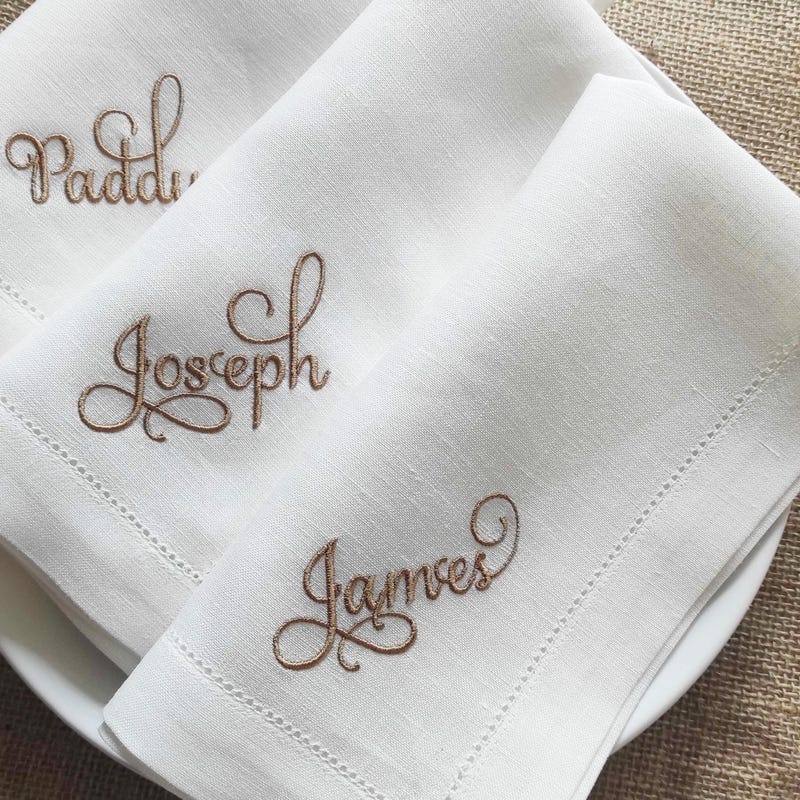 Personalized Napkins - Etsy