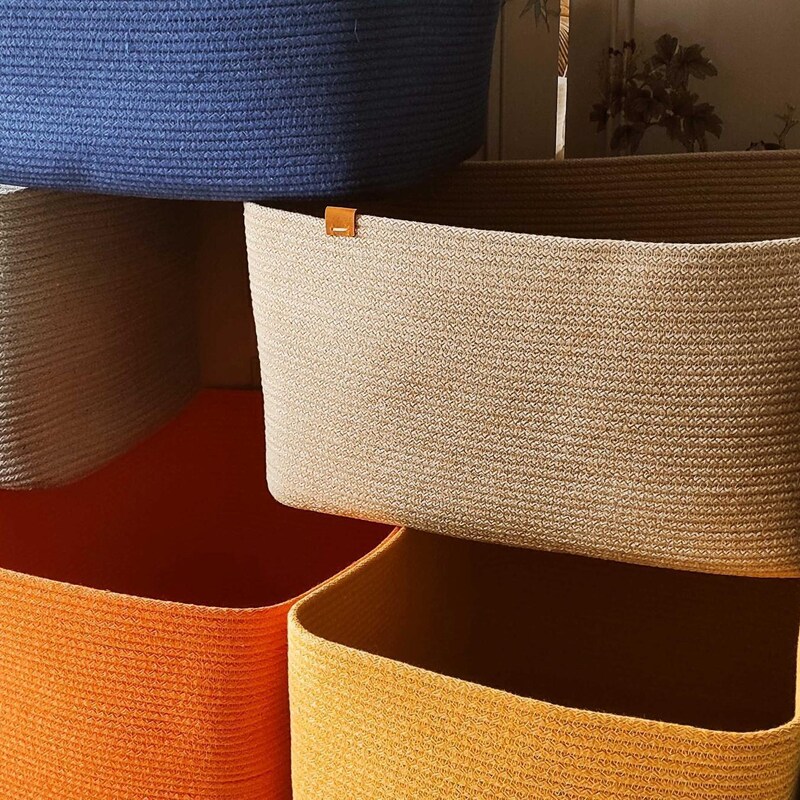 Fabric Rope Basket - Etsy