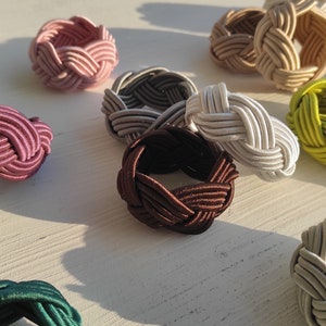 Colorful Napkin Rings, Rustic Wedding Table Decorations, Napkin Rings ...