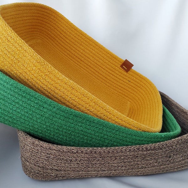 Cotton Cord Basket - Etsy