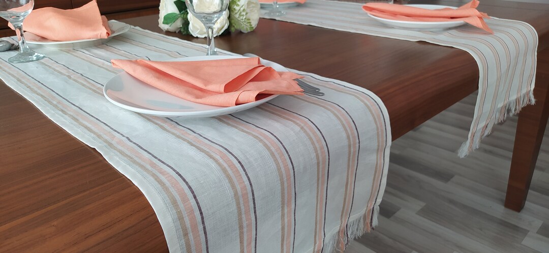 Table Runner and Napkin Set, Table Decor, Housewarming Gift, Handmade ...